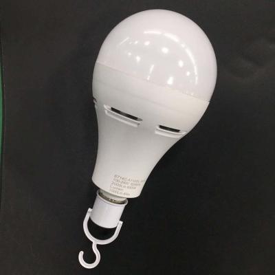 중국 15w 20w LED 재충전 가능한 비상 전구 E27 B22 기본 및 고전력 배터리 판매용