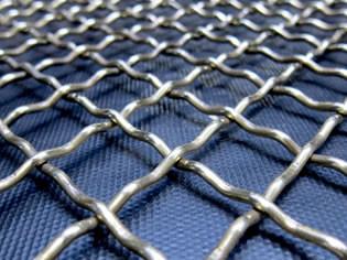 China Malla de alambre tejida prensada del acero inoxidable con el antiacido, Anti-álcali, resistencia térmica en venta