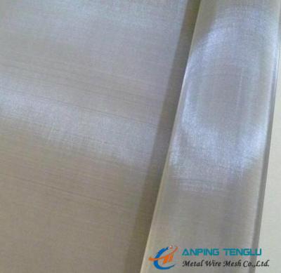 China Malla de alambre de Monel, Monel400 grado, 200mesh, 0.053m m, alambre el 1.0m de par en par. en venta