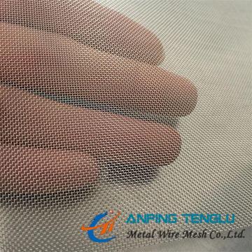 China Malla de alambre de Monel, Monel400 grado, 100mesh, 0.10m m, alambre el 1.0m de par en par. en venta