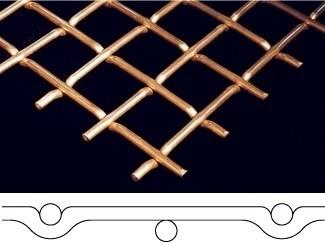 China El top plano de acero inoxidable prensó la fricción reducida de la superficie plana de la malla de alambre en venta
