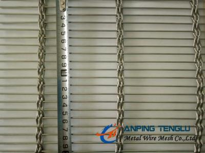 China Rod Cable Wire Mesh, 3mm Cable, 100mm Pitch, 1.5mm Rod, 10mm Pitch en venta