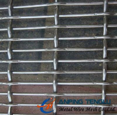 China Slot Hole Crimped Wire Mesh in SS304, SS316 for Architecture & Animal Raising en venta