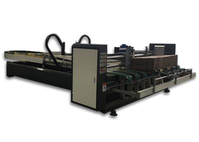 Cina Piegatura automatica del cartone e macchina di incollatura con l'alimentazione fotoelettrica di controllo in vendita