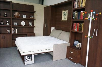 Cina L'economia di spazio piega il letto della parete di Murphy nascosto letto della parete di Murphy per la stanza di studio in vendita