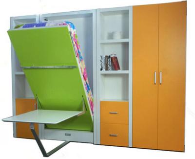 Cina Letto nascosto letto contemporaneo di legno della parete di Murphy con lo scrittorio per il dormitorio in vendita
