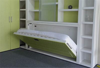 China Modern Verborgen Horizontaal de Muurbed van Murphy van het Muurbed Slim met het Vouwen van Lijst Te koop