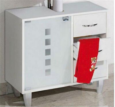 Cina Governi moderni della mobilia del lavandino del bagno con la porta di vetro e del cassetto in vendita