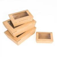 China Diseño impermeable del corchete de la caja de la comida que sella encima de conveniente con la ventana transparente en venta