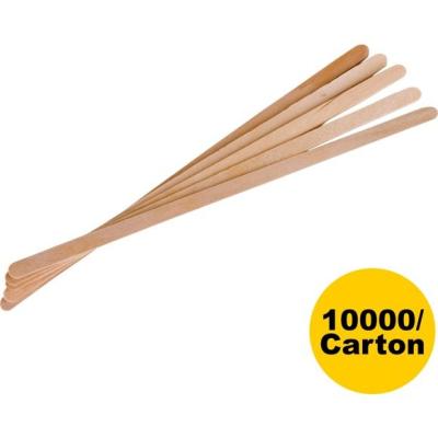 Chine Bâtons en bois naturels biodégradables d'émoi pour le café 7,5 pouces à vendre