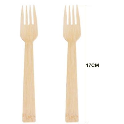 Chine 170mm les couverts qu'en bambou ont placé les ustensiles jetables a placé les couverts enveloppés biodégradables pour le mariage de partie à vendre