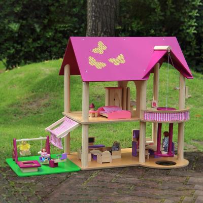 Cina Giocattoli di legno Dream House della Camera di bambola del castello dei bambini ISO9001 in vendita
