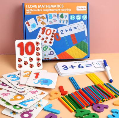 China Ungiftiges 15cm Montessori, der Brett-hölzernes Vermehrungs-Brett zählt zu verkaufen