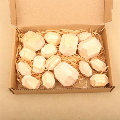 中国 5cm 36pcsデジタルの木のブロックのおもちゃの赤ん坊の幾何学的な積み重ねのブロック 販売のため