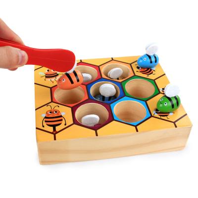 Китай Игра координации глаза руки Montessori деревянная для образования детей предыдущего продается