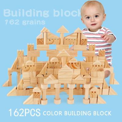 Cina Grani di legno di istruzione di Montessori che impilano i giocattoli Parenting dei bambini di prima infanzia dei bambini di asilo delle particelle elementari in vendita
