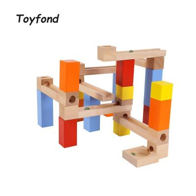 Cina particelle elementari di legno Toy Educational For Children Kid del marmo 33Pcs in vendita