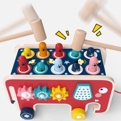 China O martelo de madeira de 2 malhos brinca meninas de Burr Free For Toddler Boys à venda