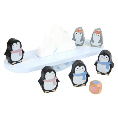 中国 木のブロックのおもちゃのペンギン多彩なバランスをとるフレームのMontessoriの教授 販売のため