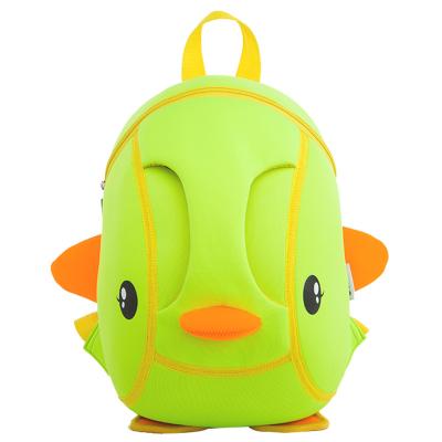 Cina I bambini impermeabili lo zaino, neoprene dell'anatra del fumetto scherza lo zaino di Satchel in vendita