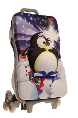 Cina Il pinguino del fumetto scherza lo zaino di rotolamento per la scuola, su misura in vendita