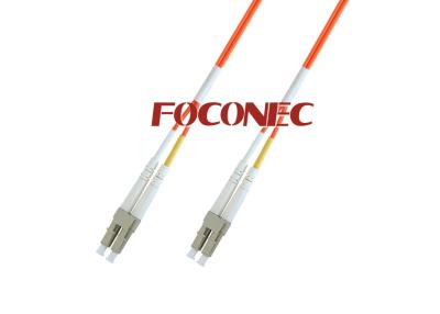 Cina Cavo di toppa a fibra ottica duplex OM1/OM2, LC all'assemblaggio cavi misto della toppa di LC in vendita