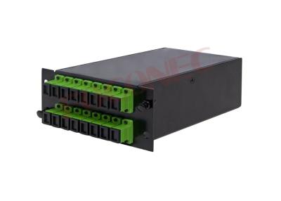 Cina 2 il nero a fibra ottica della cassetta del separatore della scanalatura LGX per il separatore dell'accoppiatore/SpA di 1 x 8 FBT in vendita