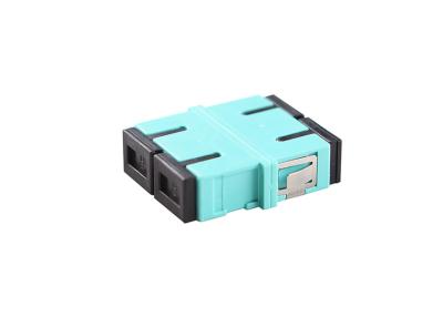 Cina Adattatore a fibra ottica del duplex dello Sc OM3, breve accoppiatore a fibra ottica ottimizzato laser della flangia in vendita