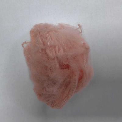 A Grade Fireproof Dope Dyed Colored Polyester Fiber With Customizable Crimp