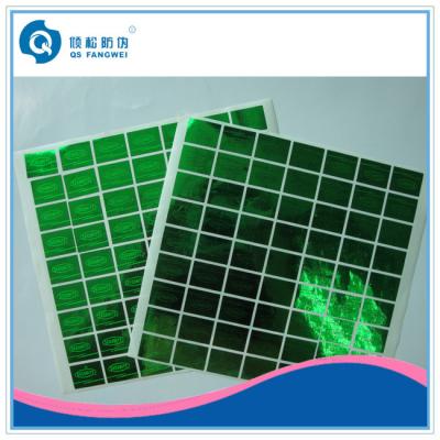 Cina Autoadesivi su ordinazione di timbratura caldi dell'ologramma in vendita
