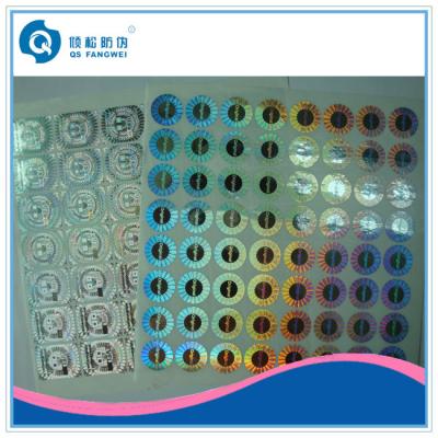 Cina autoadesivi su ordinazione dell'ologramma 2D/3D, etichette lucide del laser per imballare in vendita