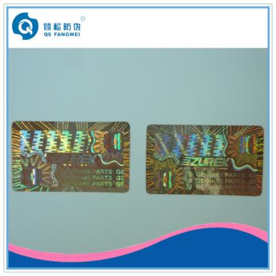Cina Autoadesivi su ordinazione dell'ologramma del laser, rotolo degli autoadesivi della garanzia del condizionamento d'aria in vendita
