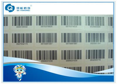 Cina Progetti i codici a barre per il cliente autoadesivi stampati numero di serie della carta patinata in vendita