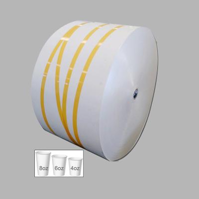 China Biodegradable Ice Cream Fan Paper Custom Cup With Logo Printing Pe Coated Paper Cup Roll Raw Material for Paper Cups for sale