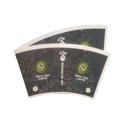 China Colorful Printed Paper Cup Fans With PE Coated for Beverage China Higher Quality Good Price Paper Cup Fan for sale