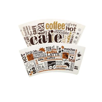 China Paper Cup Fan Raw Materials for Paper Cup Popular Customized Size and Printing Woven Bag Beverage Guangdong Tea Cup Set 35 Days for sale