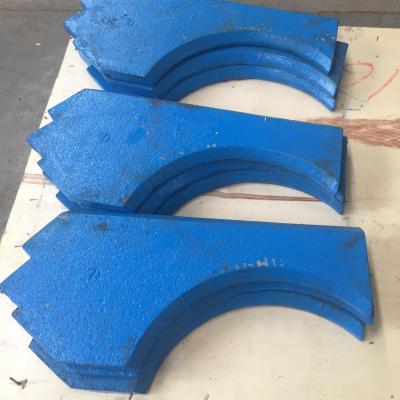 3.21 KG Professional Inspection CV117 Upper Wear Plate VSi Crusher Wear Spare