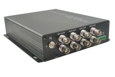 Cina Canale 3GSDI di umanità 8 convertitore di Digital della fibra al video con i dati RS485 ed i servizi su misura sdi al convertitore della fibra in vendita