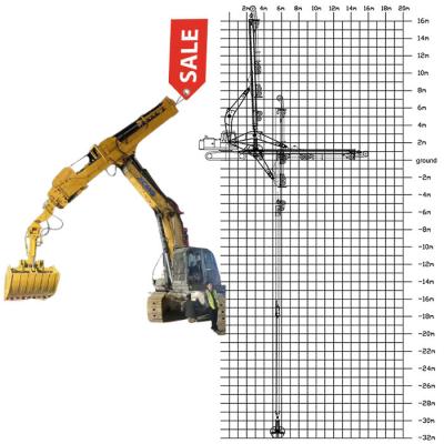 China 30m 32m 망원경 Dipper Arm Clamshell Bucket Grapple for sale