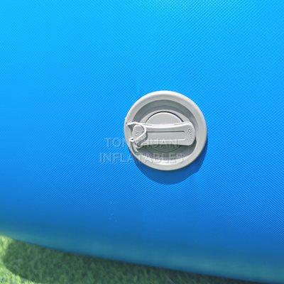 Blue and White Inflatable Covered Pool with Arched Sunshade Canopy Reinforced Airtight Frame and Custom Size for Outdoor Events product view