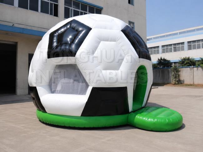 · soccer ball inflatable bouncer for kids sports theme parties and event rentals
