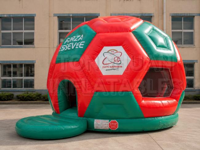 · custom soccer ball bounce house for schools clubs and outdoor entertainment