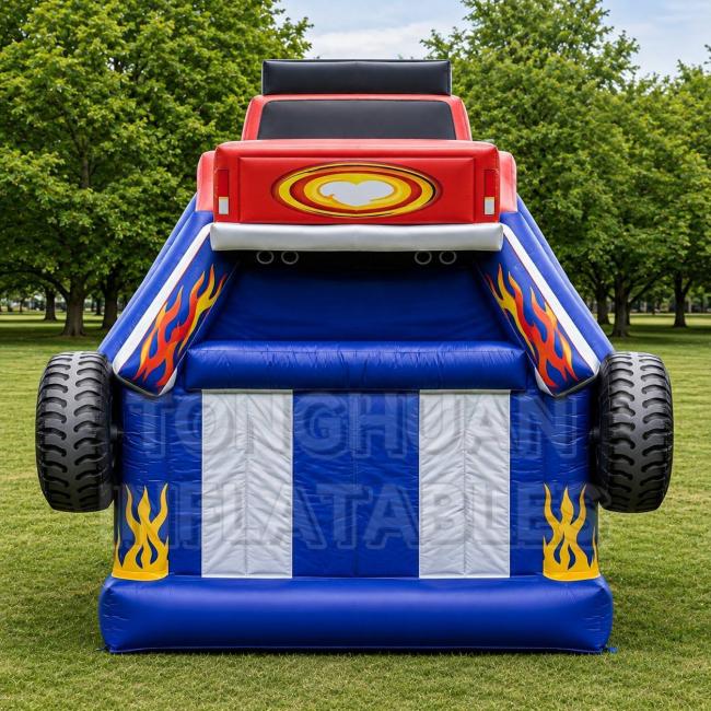 kids inflatable jumping castle with automobile theme for party business