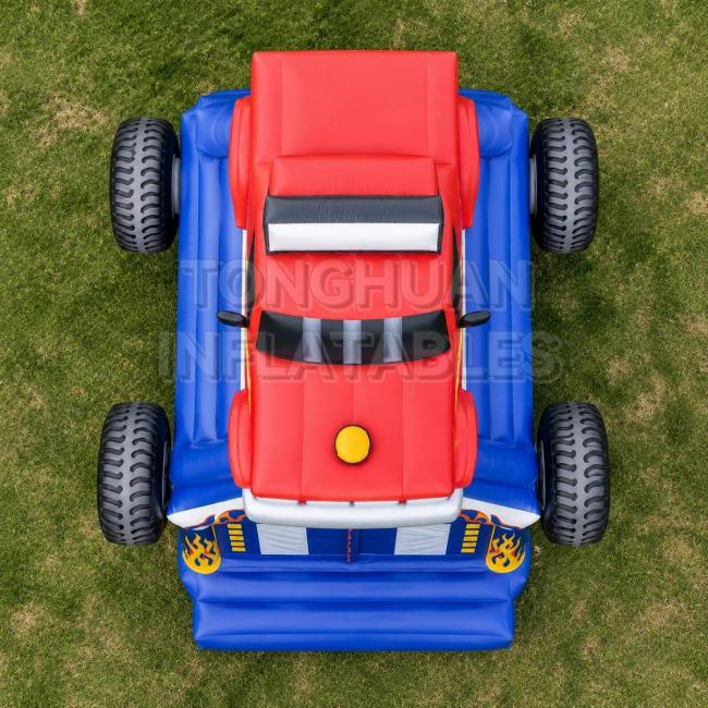 commercial inflatable truck bouncer for outdoor events and parks