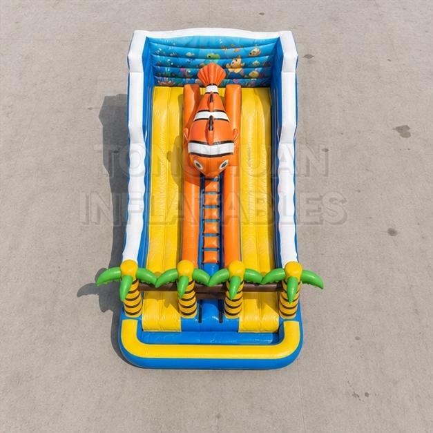 custom outdoor inflatable water slide for hotels resorts parks and rental companies