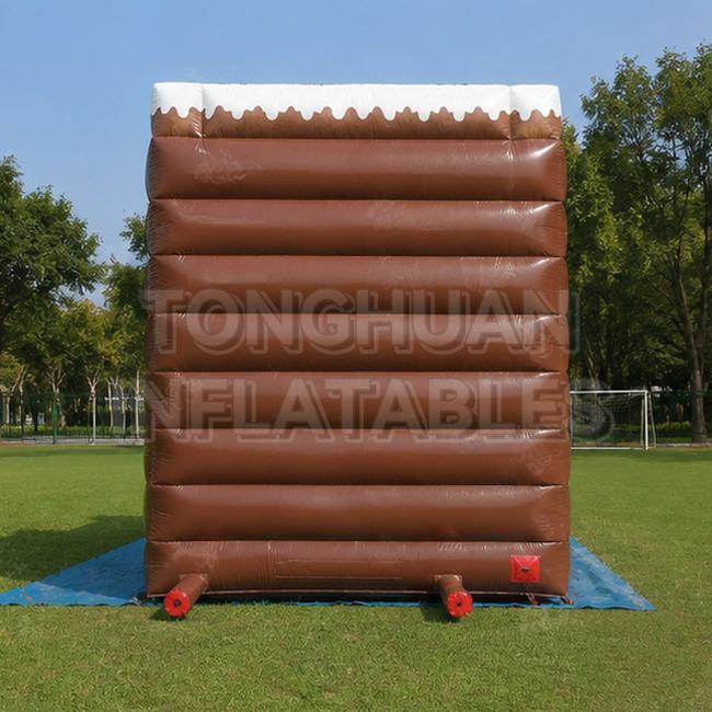 commercial candy theme inflatable Christmas slide