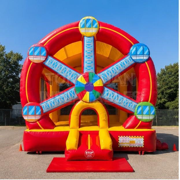 Ferris wheel inflatable bounce house