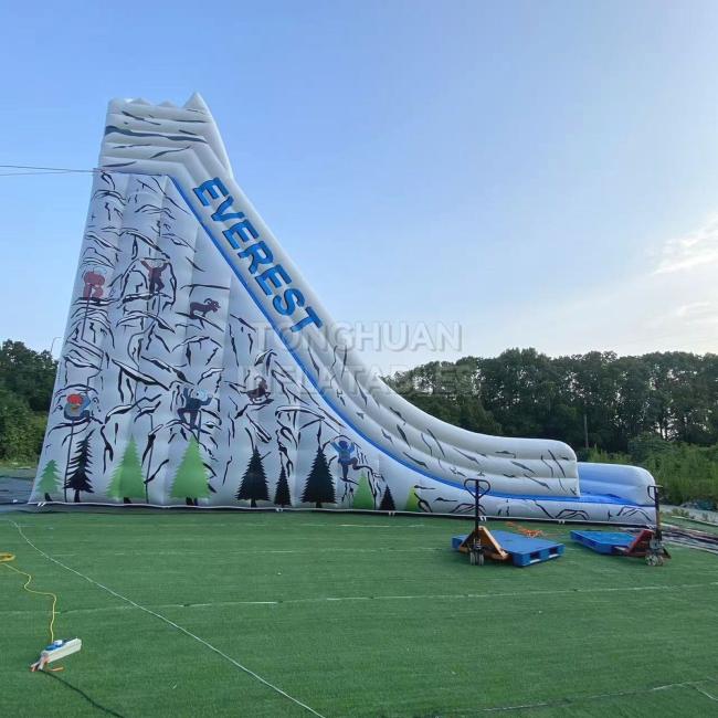 Giant Everest Theme Inflatable Slide for Commercial Rentals and Events