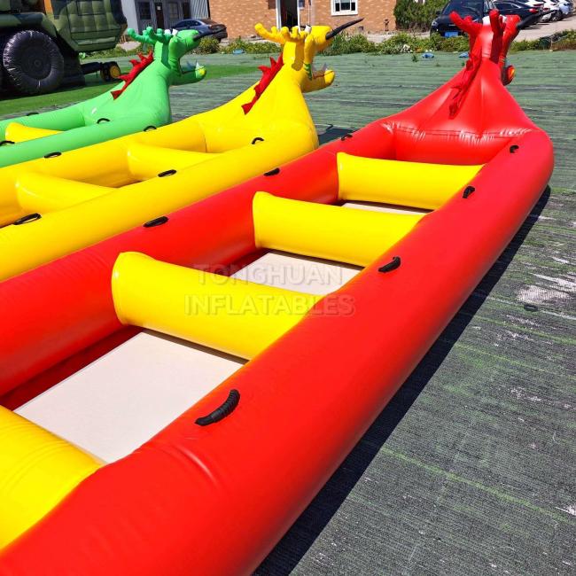 Custom Inflatable Dragon Boat for Team Racing and Water Rentals