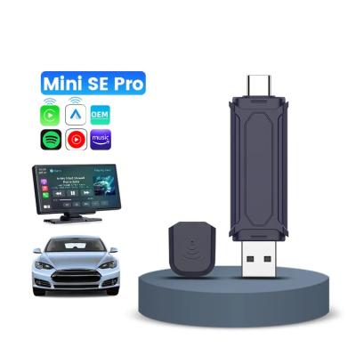 China Se Pro More Apps Music Gps carlinkit USB Mini Adapter Wireless Carplay Universal Dual Channel Android Auto Ai Box for Cars apple for sale